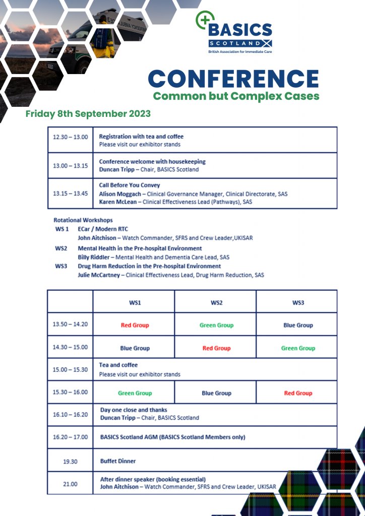 Conference – BASICS Scotland