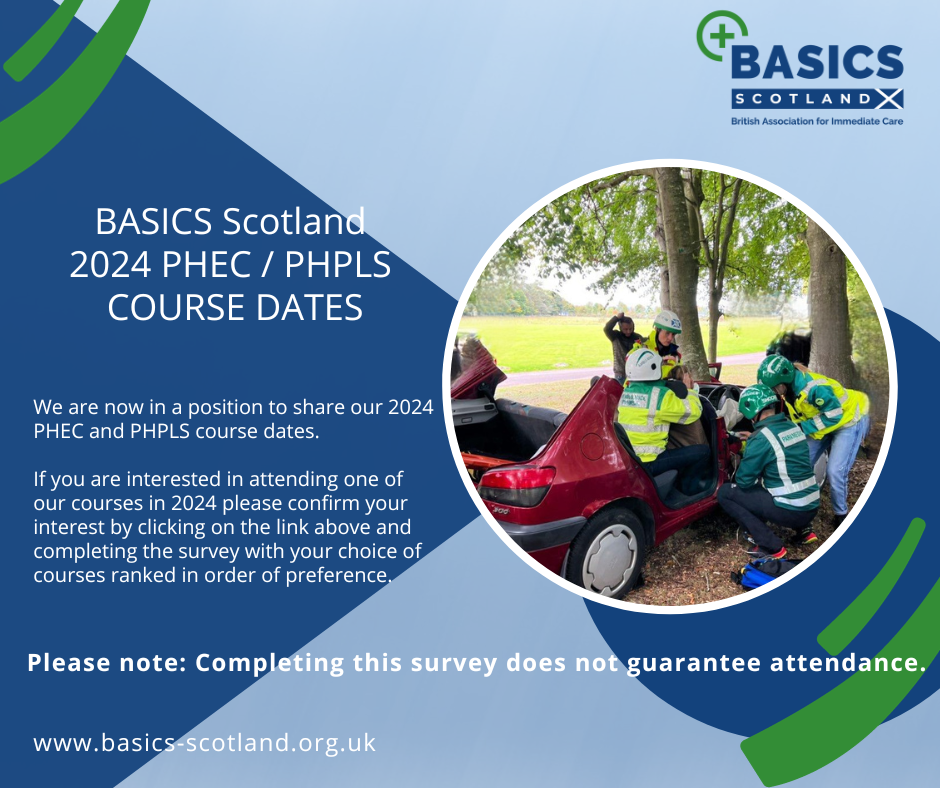 Course diary – BASICS Scotland