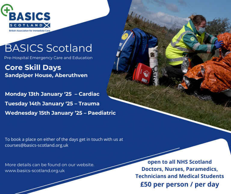 Course diary – BASICS Scotland